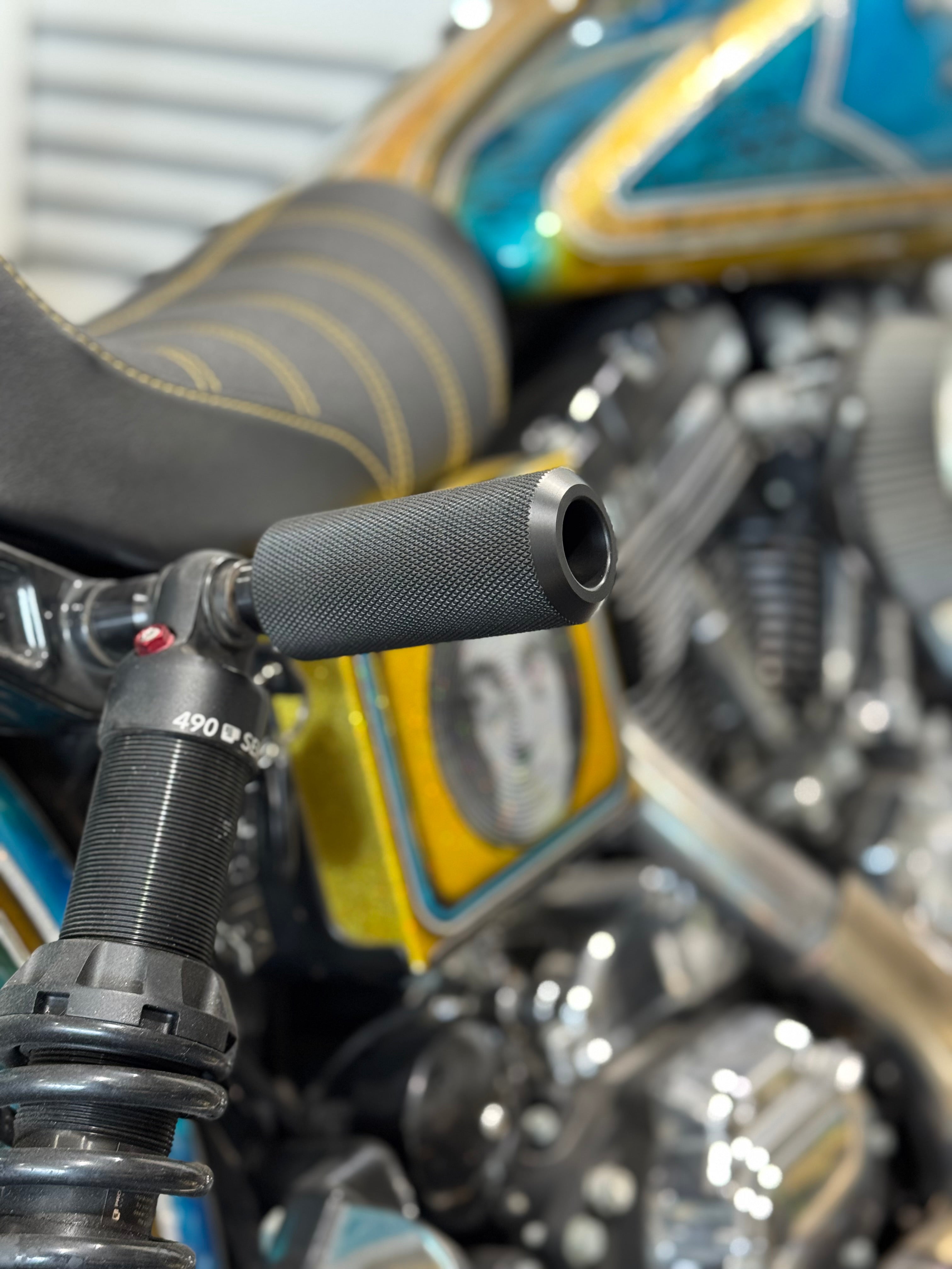 Harley Dyna Upper Shock Sliders